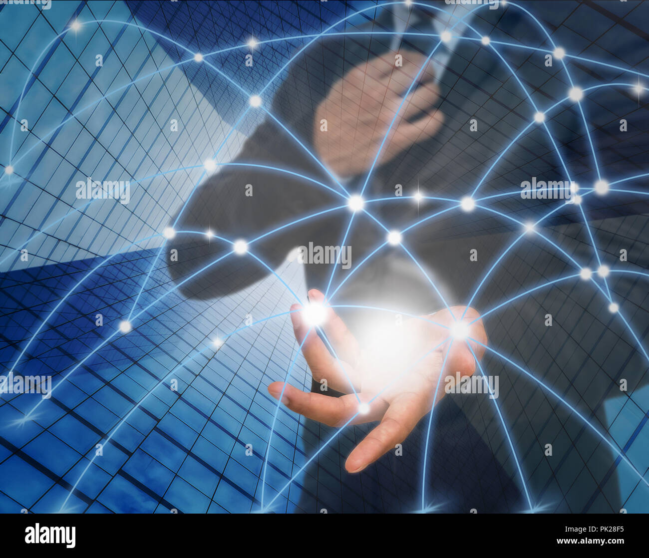 Virtual enterprise network architecture hi-res stock photography and ...