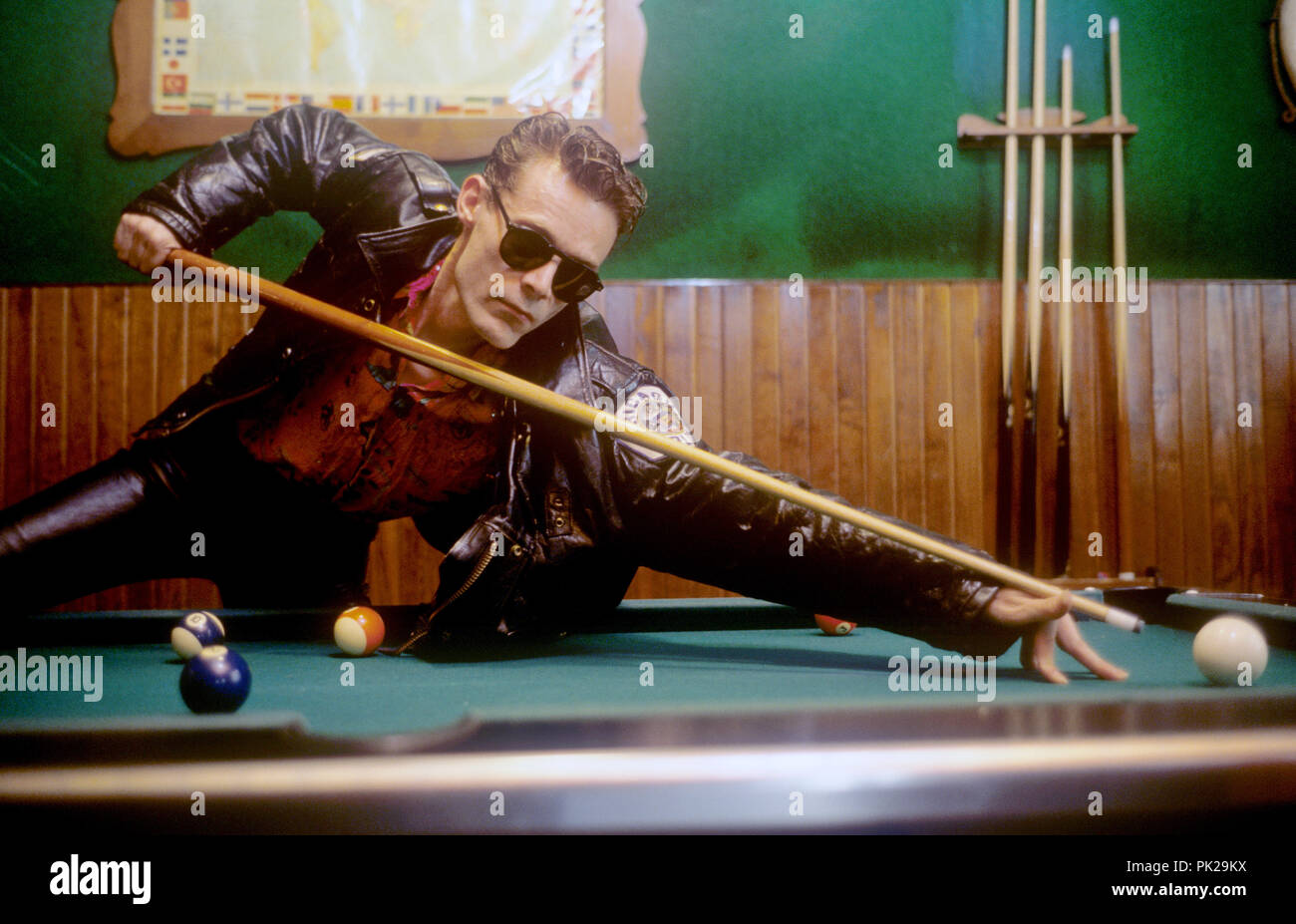 Andrew Eldritch on 29.07.1992 in Hamburg. | usage worldwide Stock Photo ...