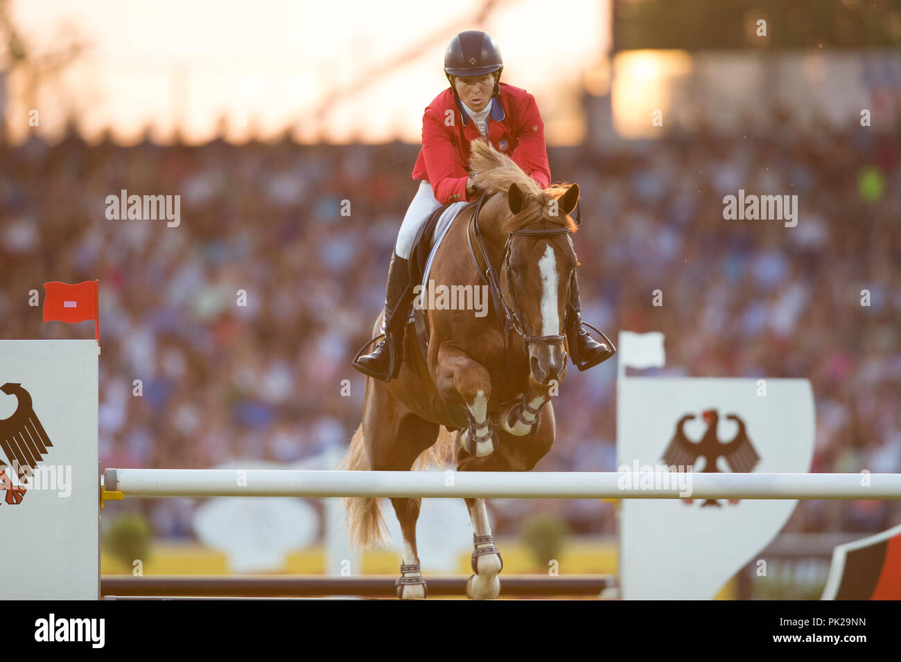 Aachen, Deutschland. 19th July, 2018. Elizabeth MADDEN (USA) on Darry ...