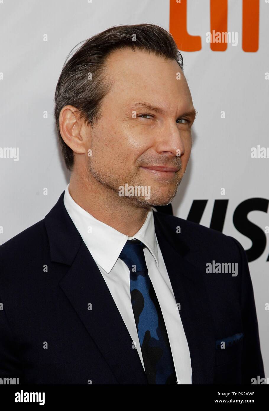 Toronto, ON. 9th Sep, 2018. Christian Slater at arrivals for THE PUBLIC ...