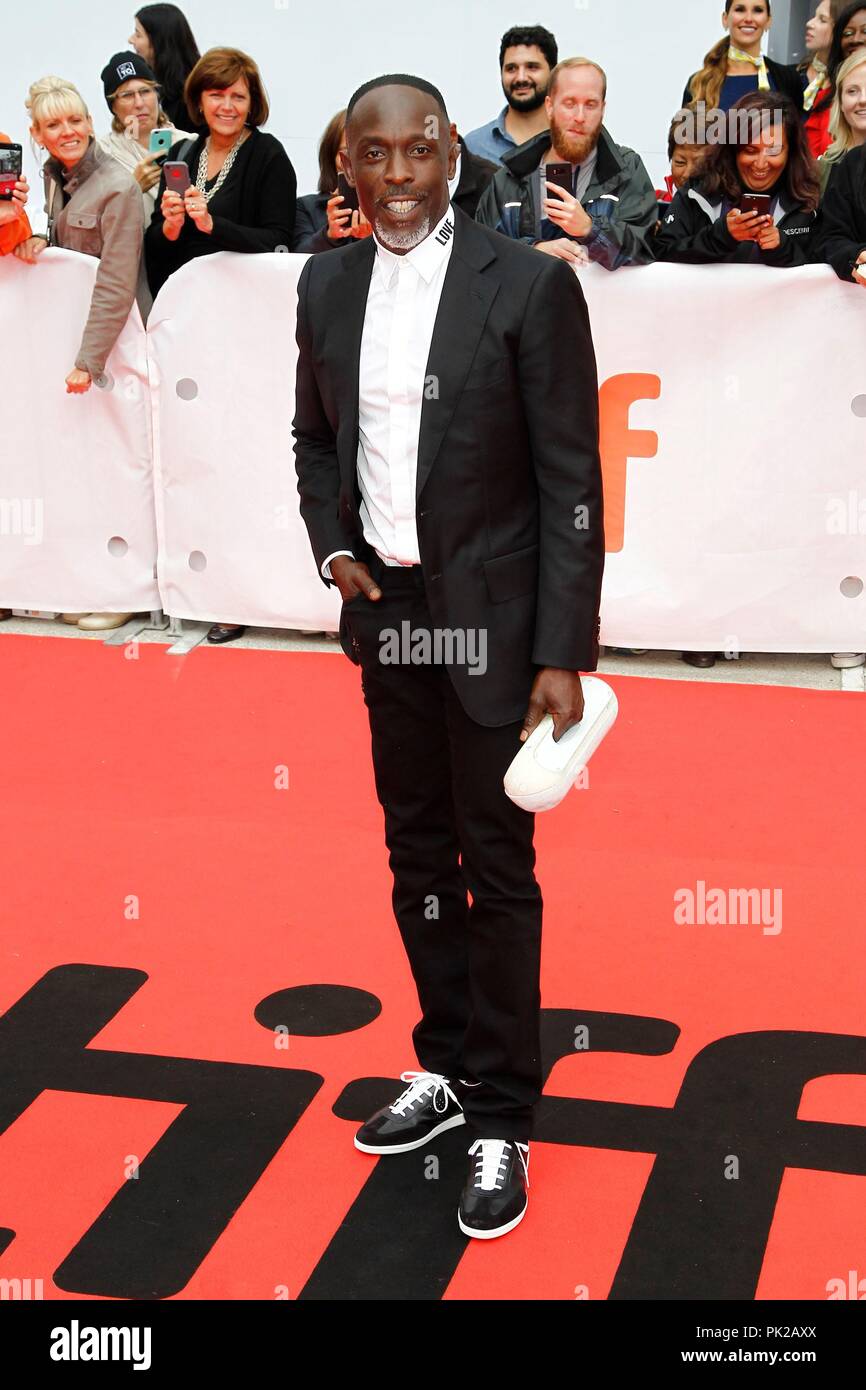 Toronto, ON. 9th Sep, 2018. Michael Kenneth Williams at arrivals for ...