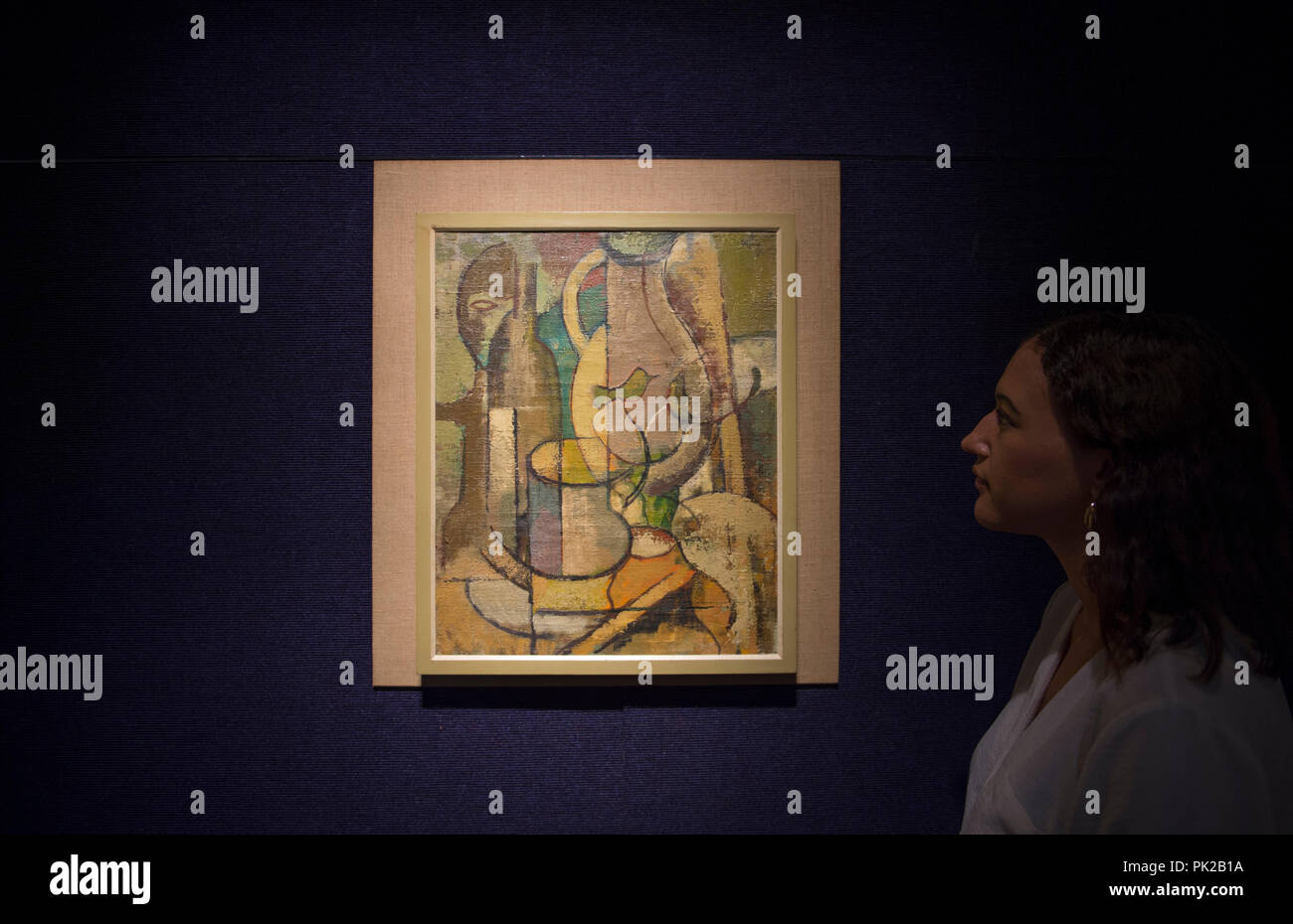 Cubist portrait painting hi-res stock photography and images - Alamy