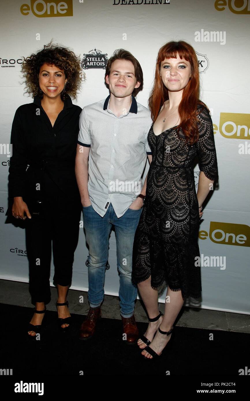 Toronto, ON. 7th Sep, 2018. Jess Salgueiro, Josh Wiggins, Michaela ...