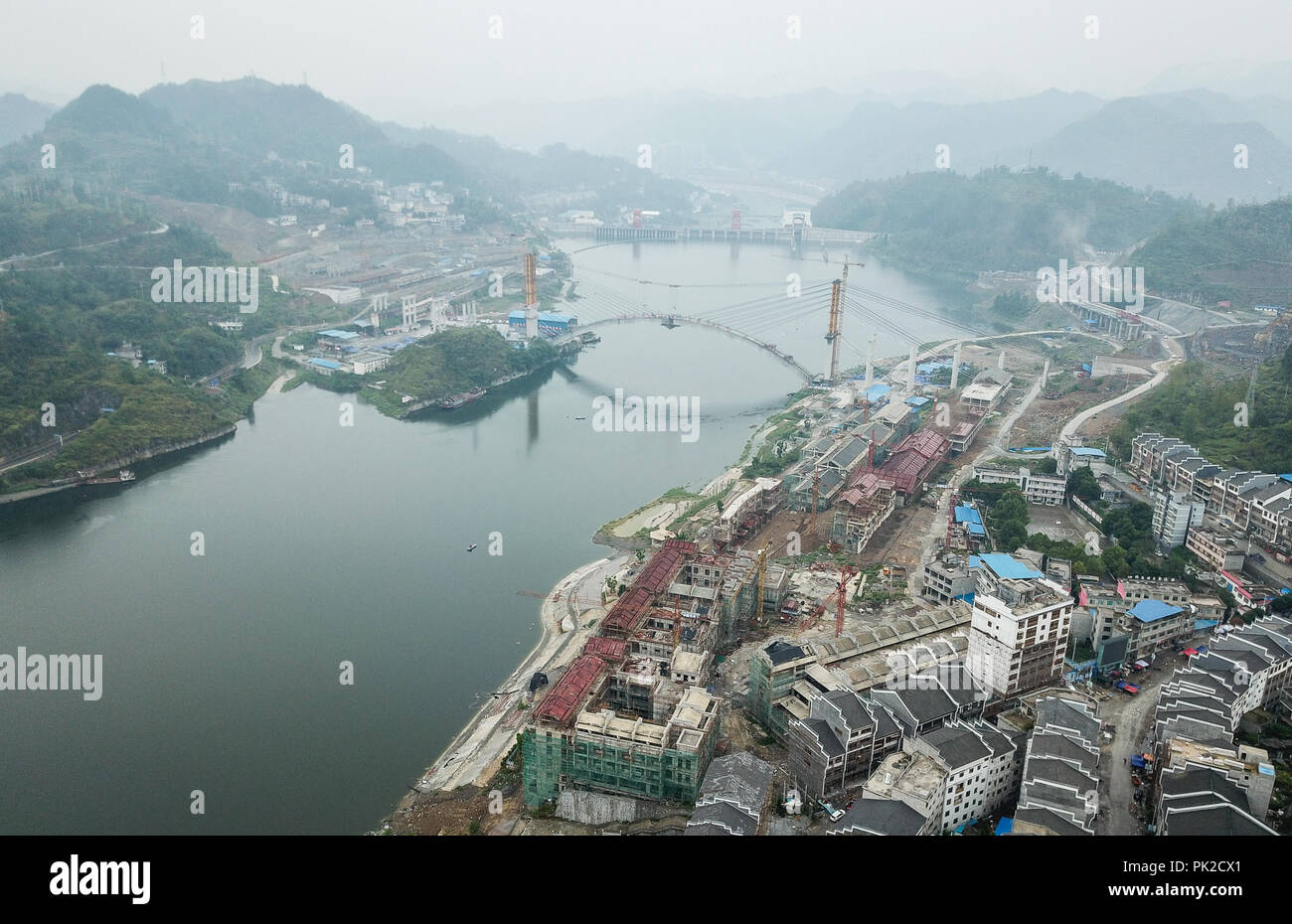 Yanhe. 10th Sep, 2018. Photo taken on Sept. 10, 2018 shows the ...