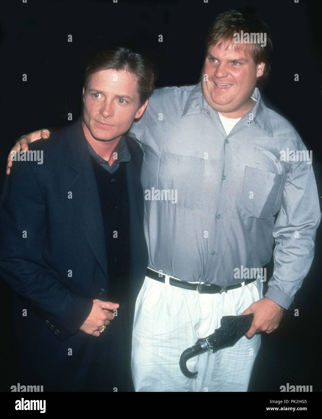 New York City, USA. 01st Jan, 2005. Michael J. Fox Chris Farley 1993 ...