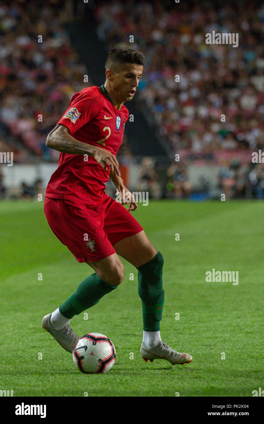 Lisbon, Portugal. 10th September, 2018. Portugal's defender Joao ...