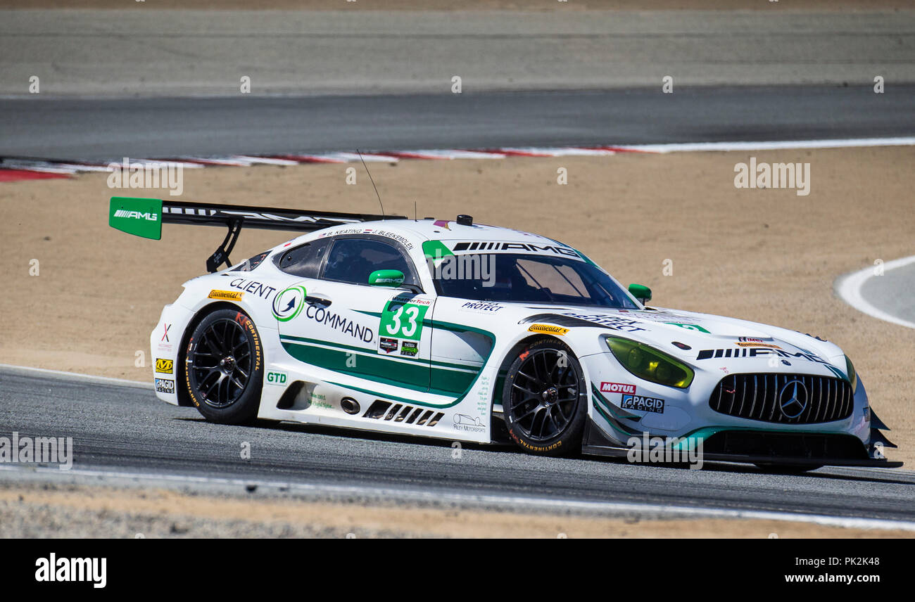 Monterey, CA, USA. 09th Sep, 2018. A. # 33 Drivers Ben Keating/Jeroen ...