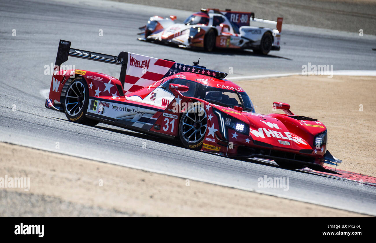 Monterey, CA, USA. 09th Sep, 2018. A. # 31 Drivers Felipe Nasr/Eric ...