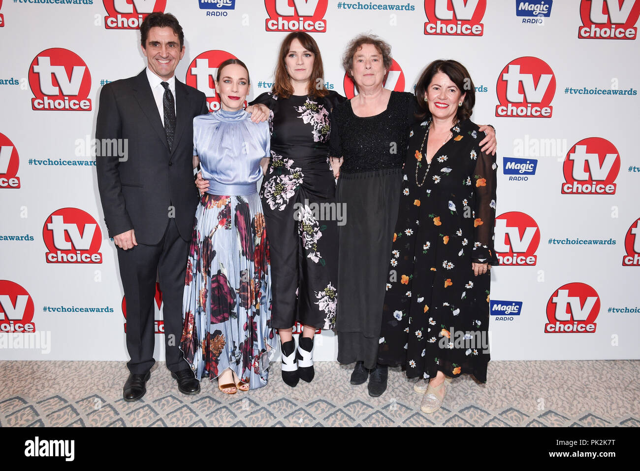 LONDON, UK. September 10, 2018: Stephen McGann, Laura main, Charlotte ...