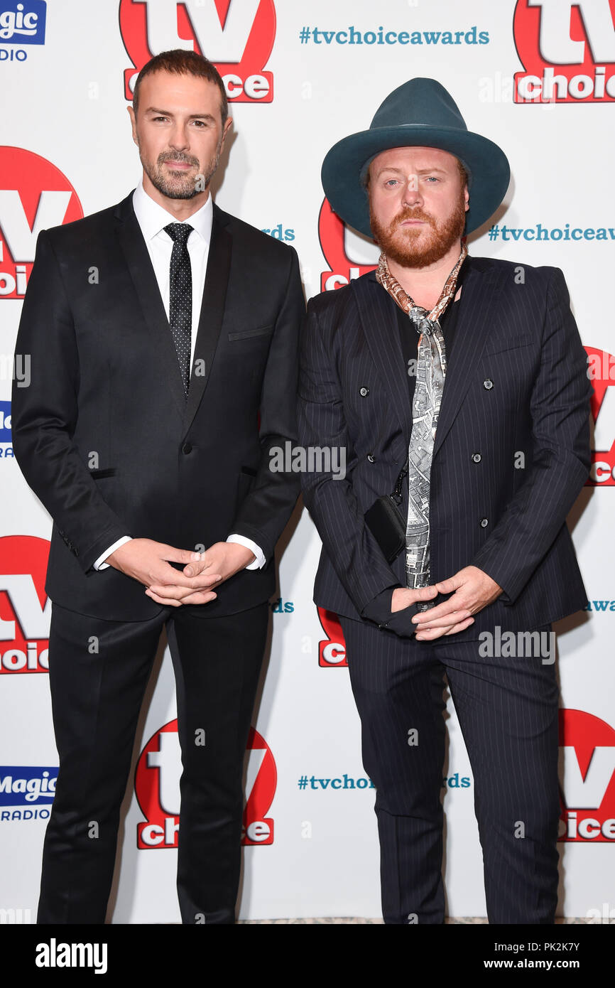 LONDON, UK. September 10, 2018: Paddy McGuinness & Leigh Francis at the ...