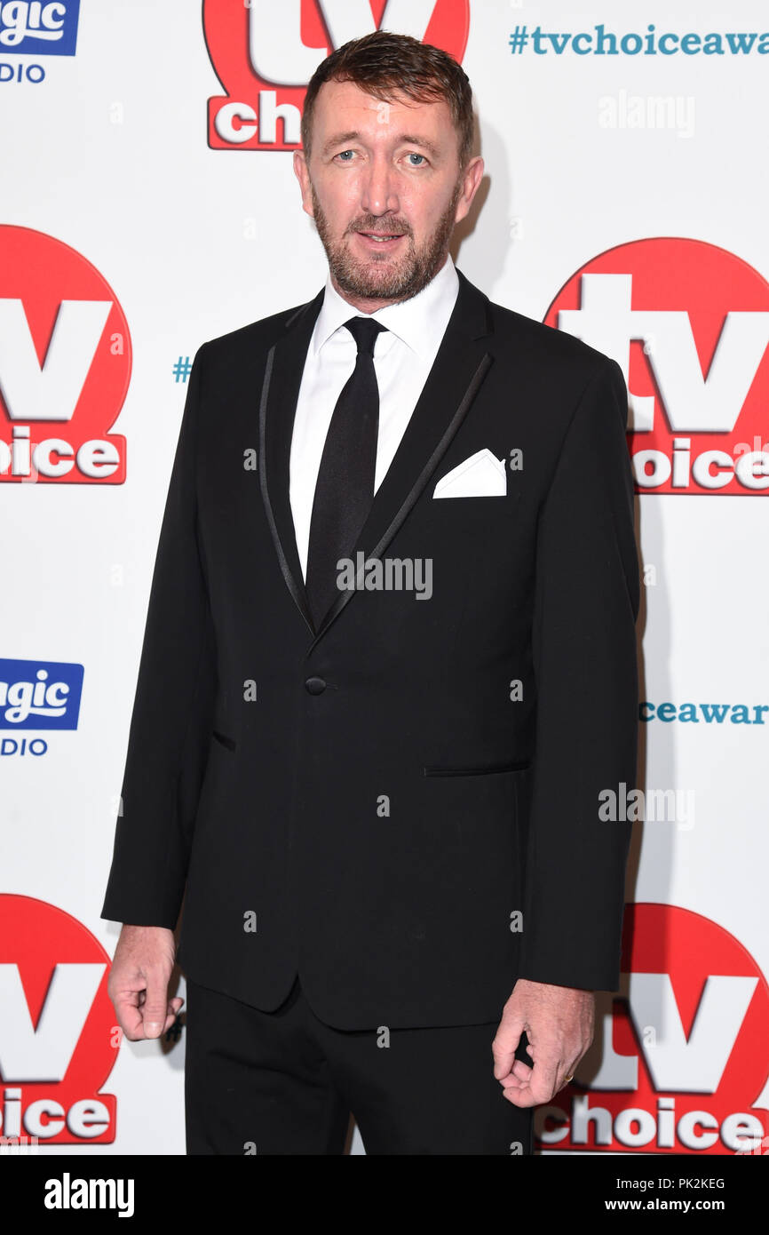 LONDON, UK. September 10, 2018: Ralph Ineson at the TV Choice Awards ...