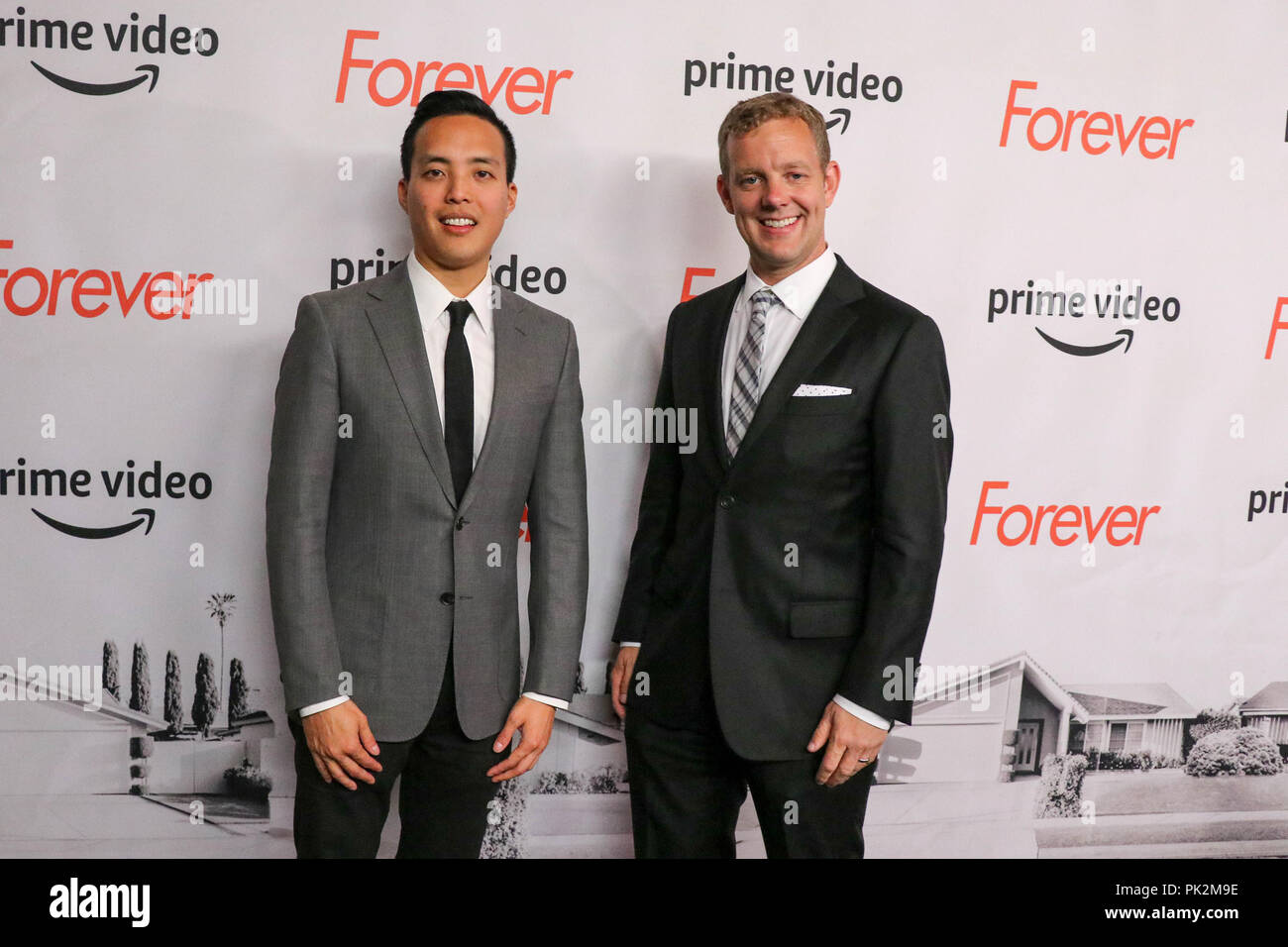 New York, NY, USA. 10th Sep, 2018. Alan Yang, Matt Hubbard at the World ...