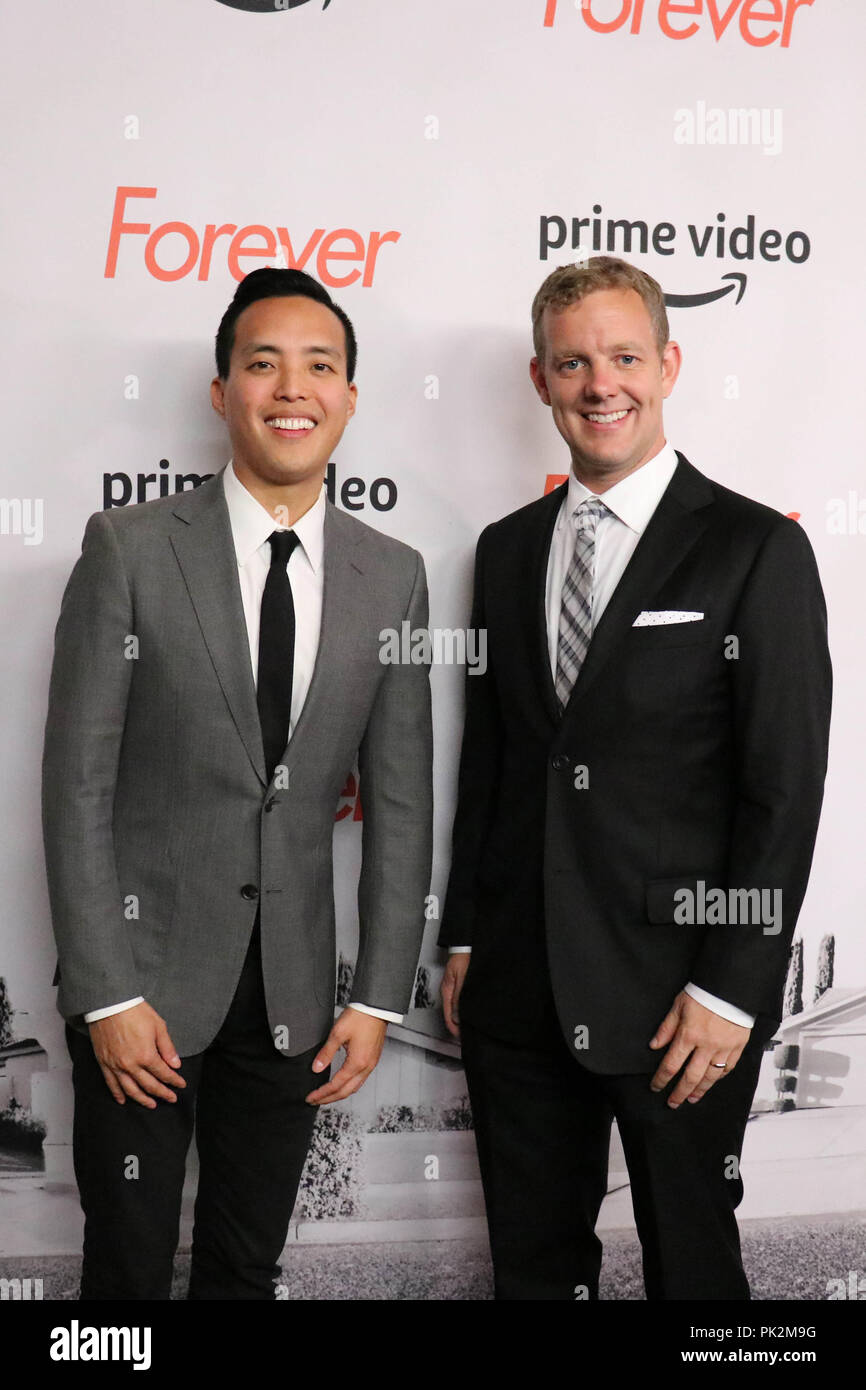 New York, NY, USA. 10th Sep, 2018. Alan Yang, Matt Hubbard at the World ...