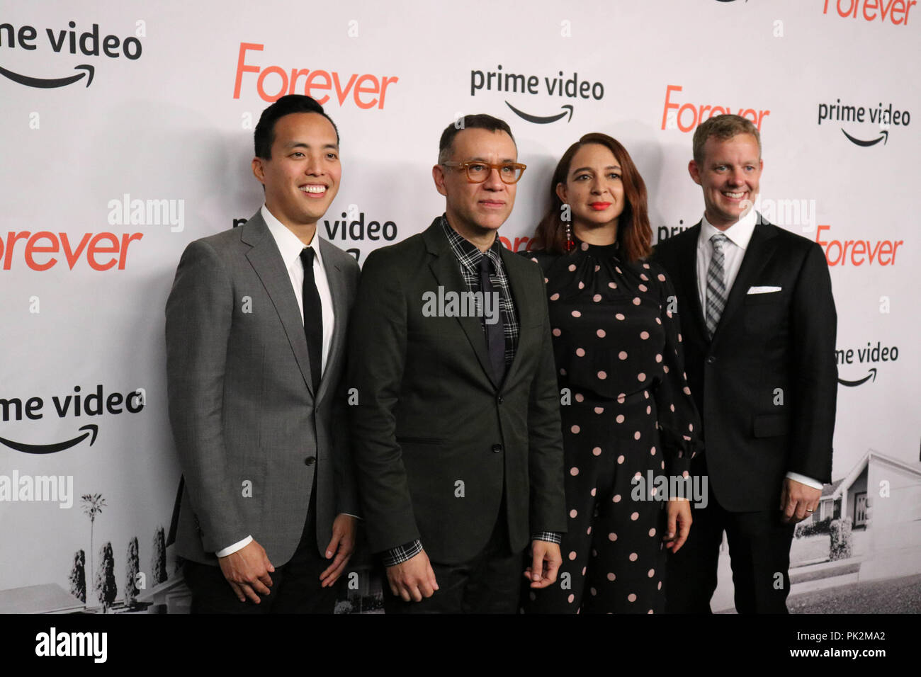New York, NY, USA. 10th Sep, 2018. Alan Yang, Fred Armisen, Maya ...