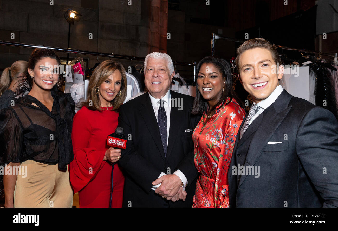 New York, NY - September 10, 2018: Rosanna Scotto, Dennis Basso, Lori ...