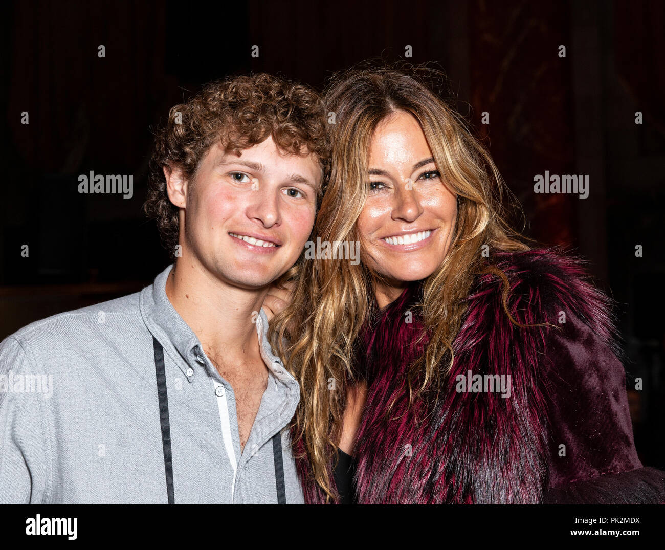 New York, NY - September 10, 2018: Warren Elgort and Kelly Killoren ...