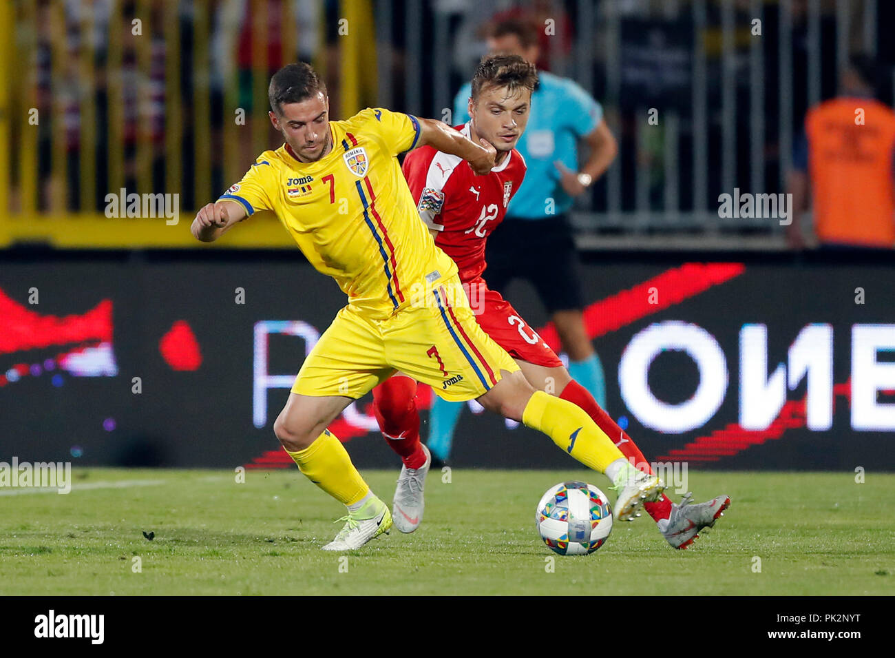 In 2017 the Romania national team got a new badge (center), replacing ...