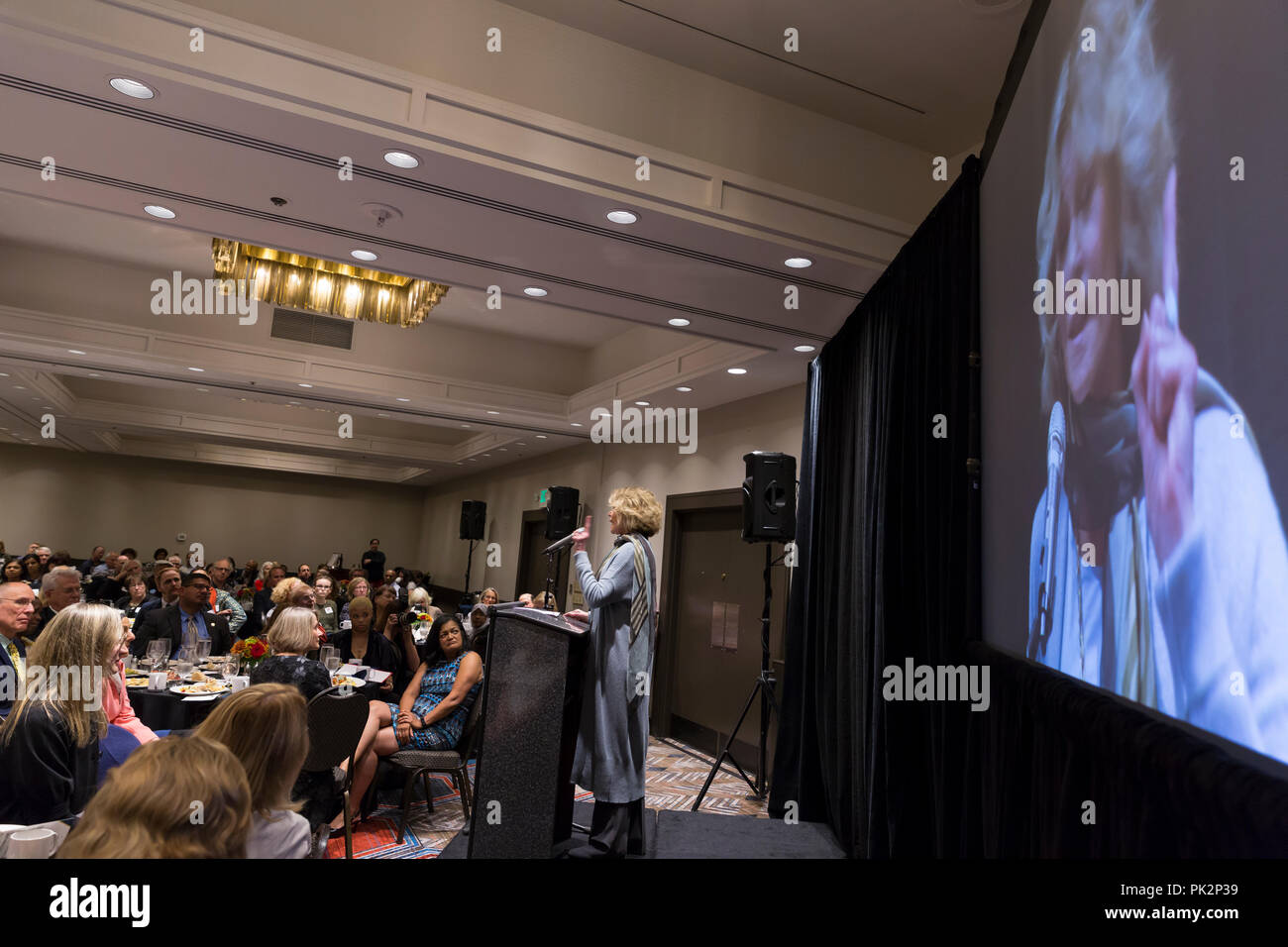 Seattle, Washington, USA. 10th September, 2018. Pramila Jayapal hosts ...