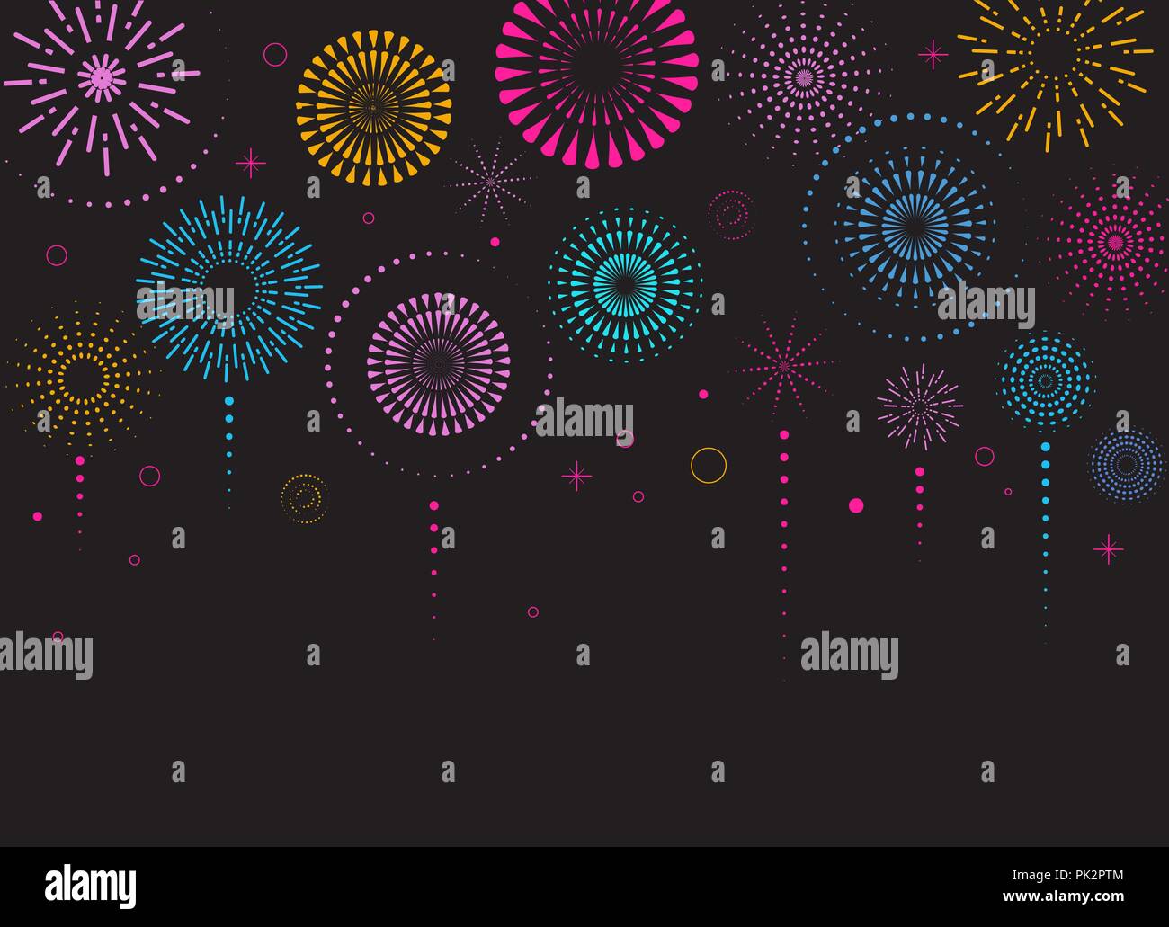 Fireworks and celebration background, winner, victory poster Stock ...