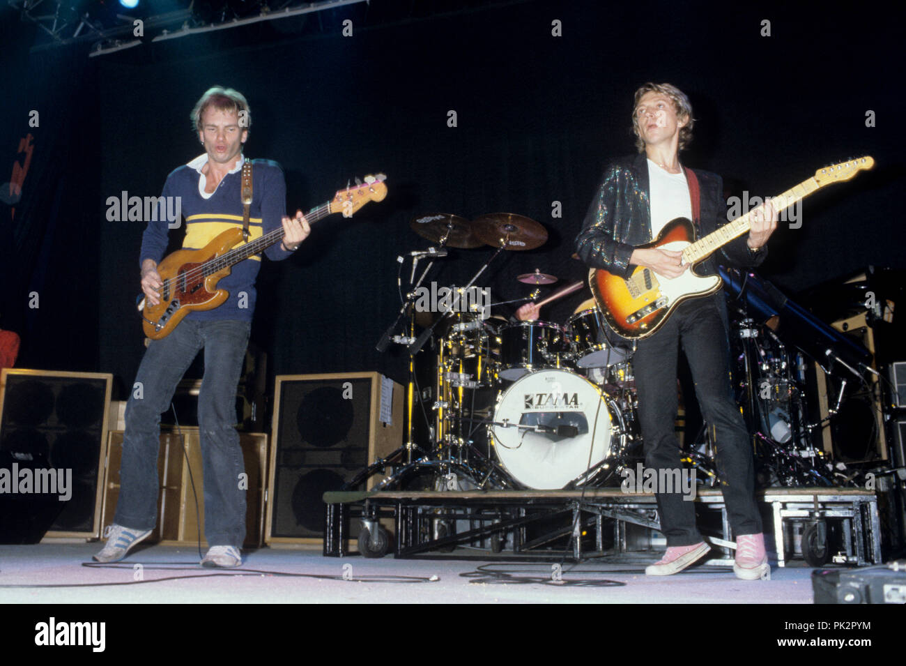 The Police (l-r): Sting, Andy Summers in March 1982. | usage worldwide ...