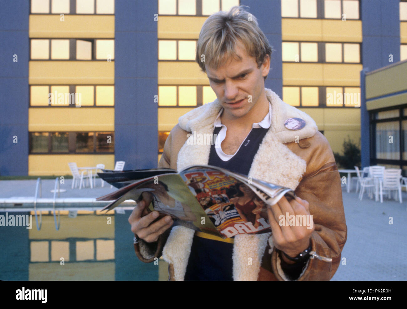 Sting (The Police) in October 1981 in Munich. | usage worldwide Stock ...