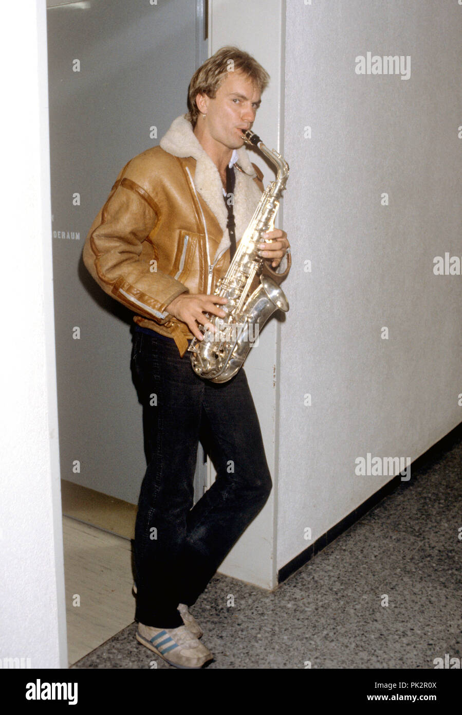 Sting (The Police) in October 1981 in Munich. | usage worldwide Stock ...