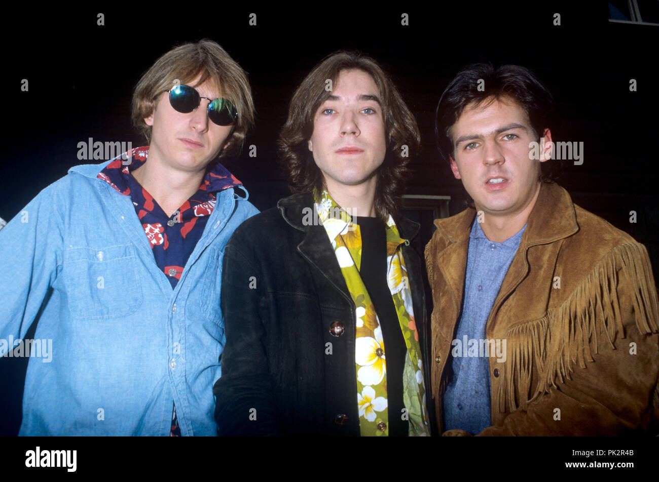 Talk Talk (l-r): Mark Hollis, Lee Harris, Paul Webb on 11.10.1984 in ...