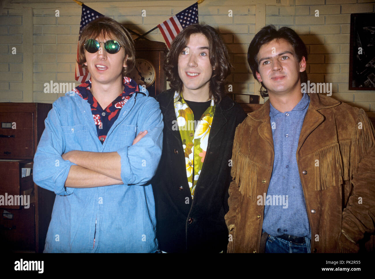 Talk Talk (l-r): Mark Hollis, Lee Harris, Paul Webb on 11.10.1984 in ...