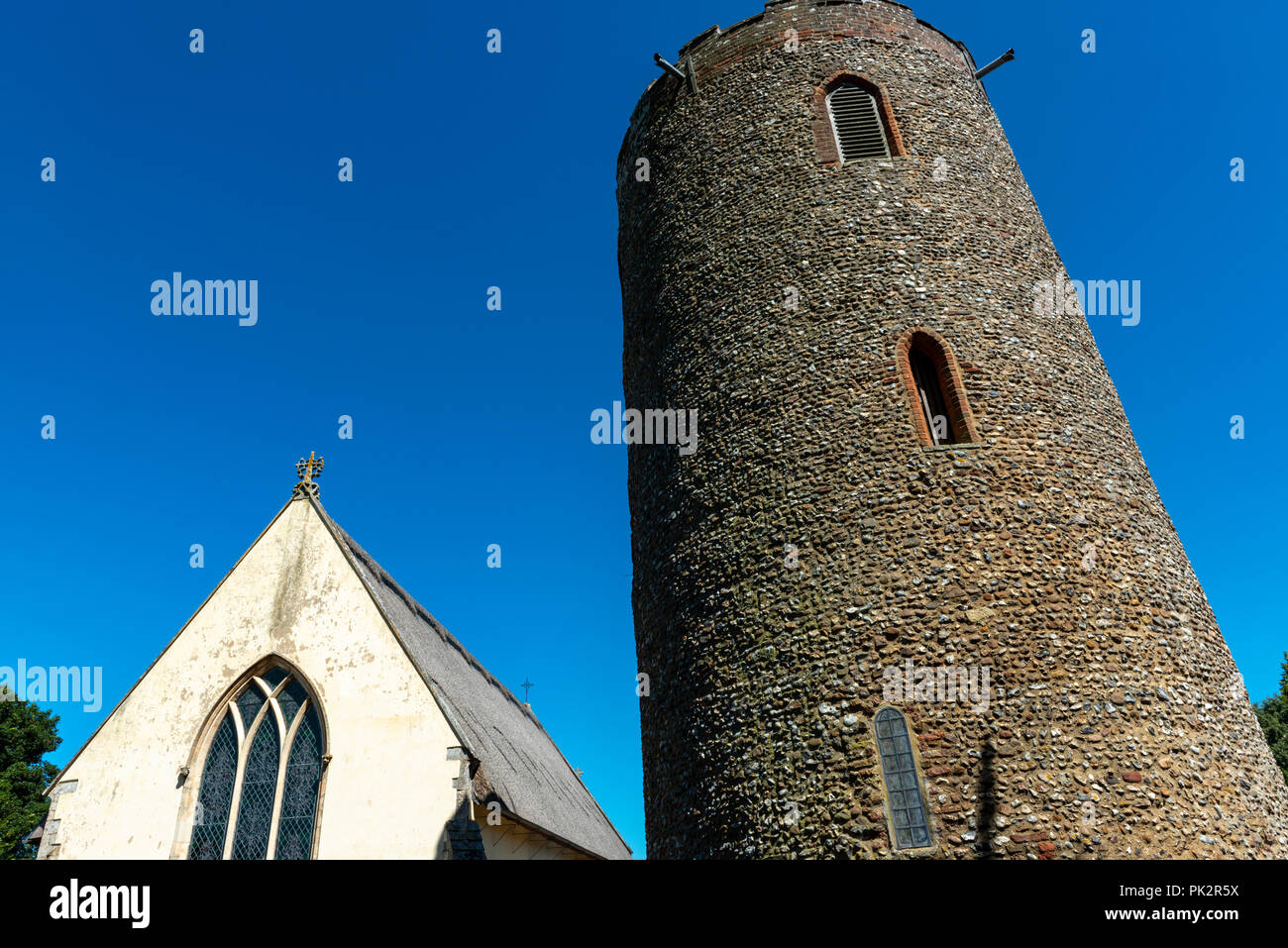 Bramfield church, Suffolk, England Stock Photo - Alamy