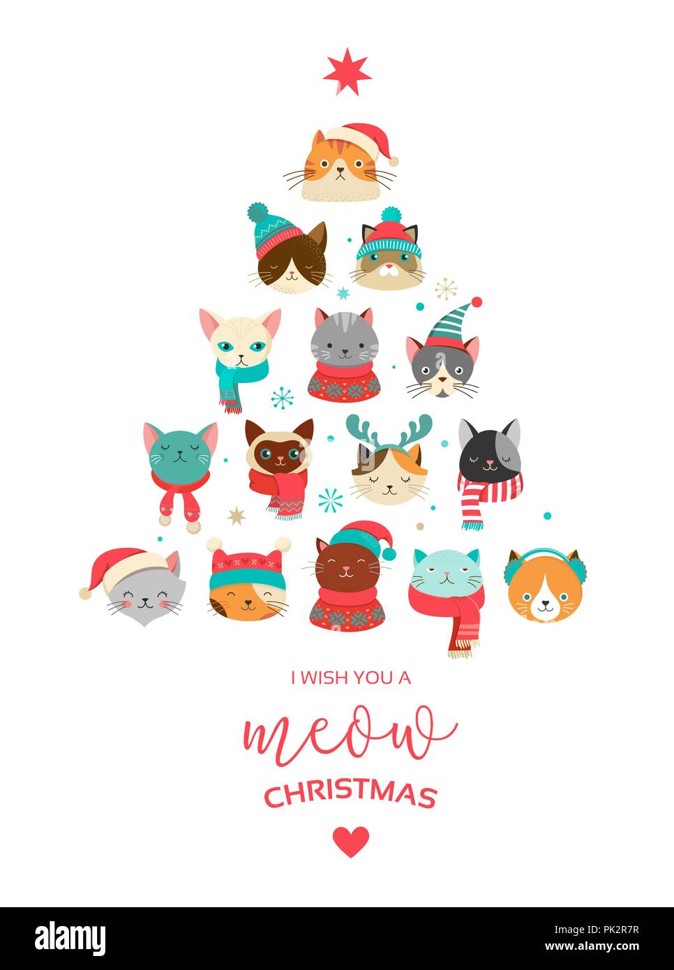 Heads cute cat characters Stock Vector Images - Alamy