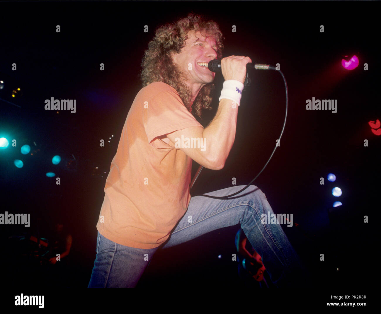 Lou Gramm (Foreigner) on 28.09.1987 in Hamburg. | usage worldwide Stock ...