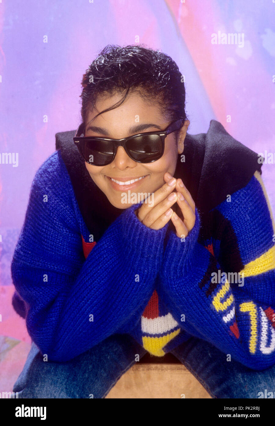 Janet Jackson on 12.11.1986 in München / Munich. | usage worldwide ...