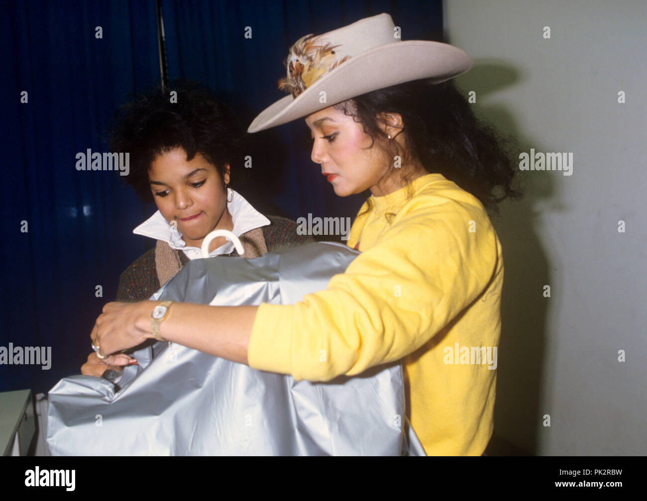 Latoya Jackson And Janet Jackson