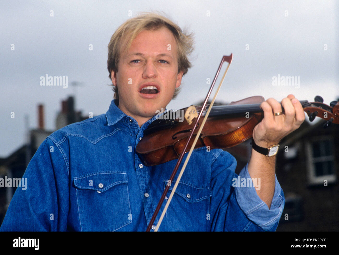 Mark King (Level 42) on 26.08.1986 in London. | usage worldwide Stock ...