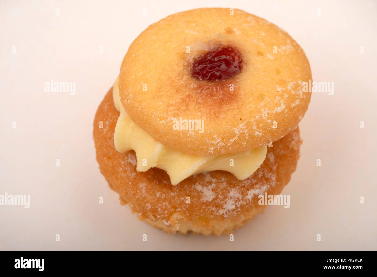 Waitrose jam and buttercream sponge tops hi-res stock photography and ...