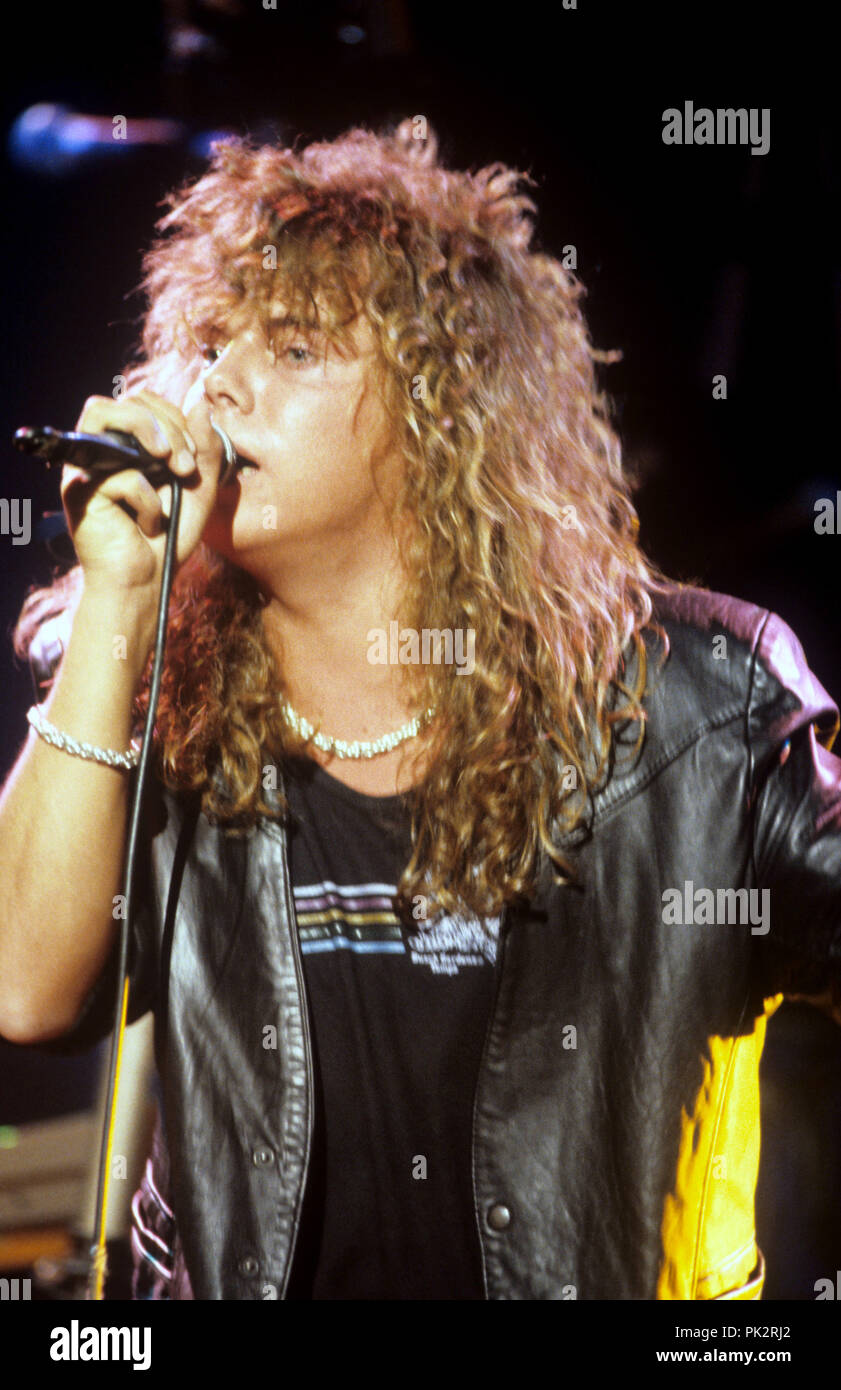 Joey Tempest (Europe) on 05.11.1987 in Stockholm. | usage worldwide ...