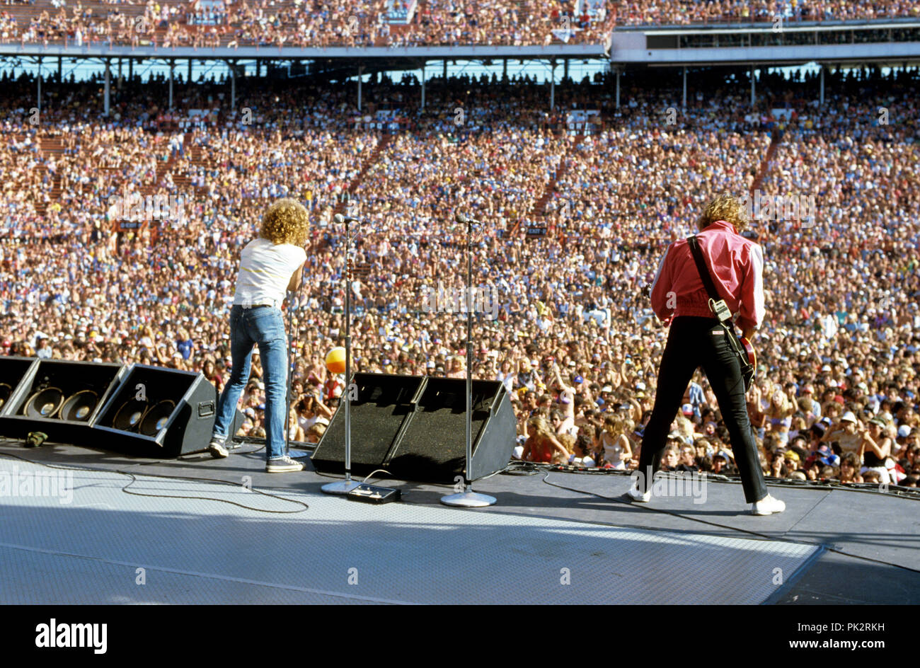Foreigner in March 1982 in Miami. | usage worldwide Stock Photo - Alamy