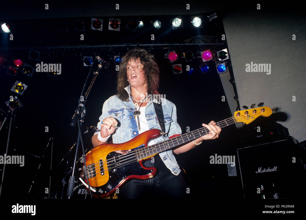 Europe (John Levén) on 05.11.1987 in Stockholm. | usage worldwide Stock ...