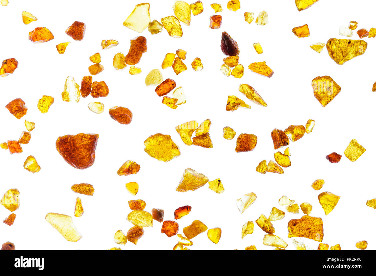 Amber abstract background made of small pieces Stock Photo - Alamy