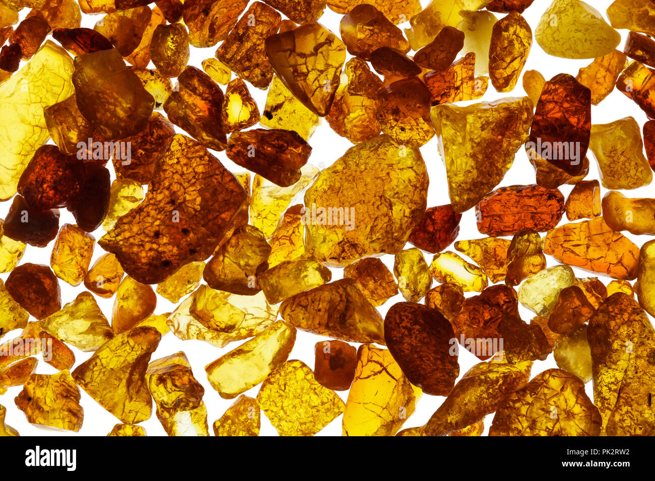 Amber abstract background made of small pieces Stock Photo - Alamy