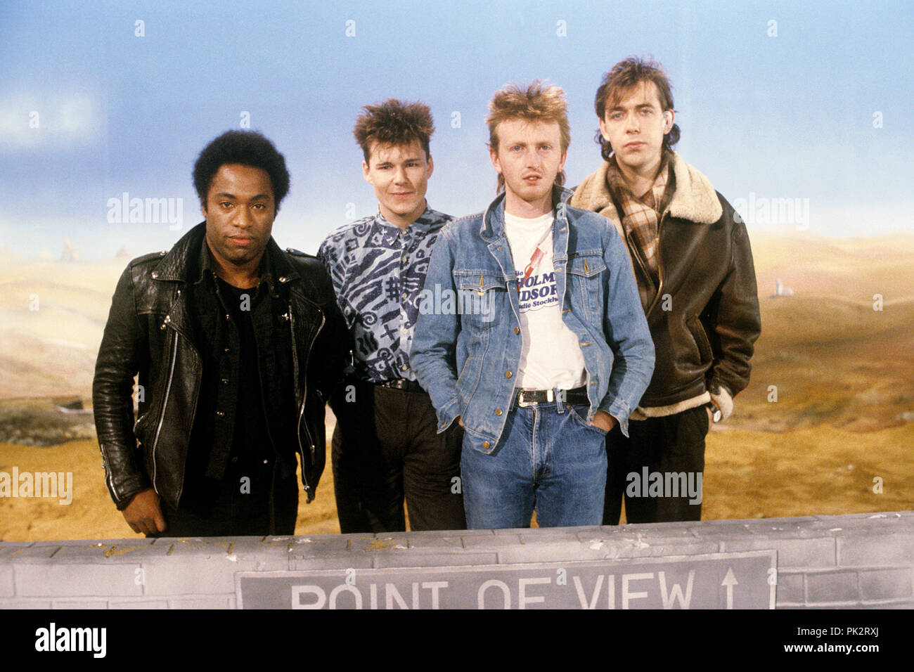 Big Country (l-r): Tony Butler, Stuart Adamson, Bruce Watson, Mark ...