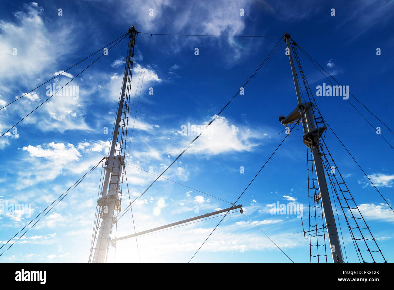 Two mast yacht hi-res stock photography and images - Alamy
