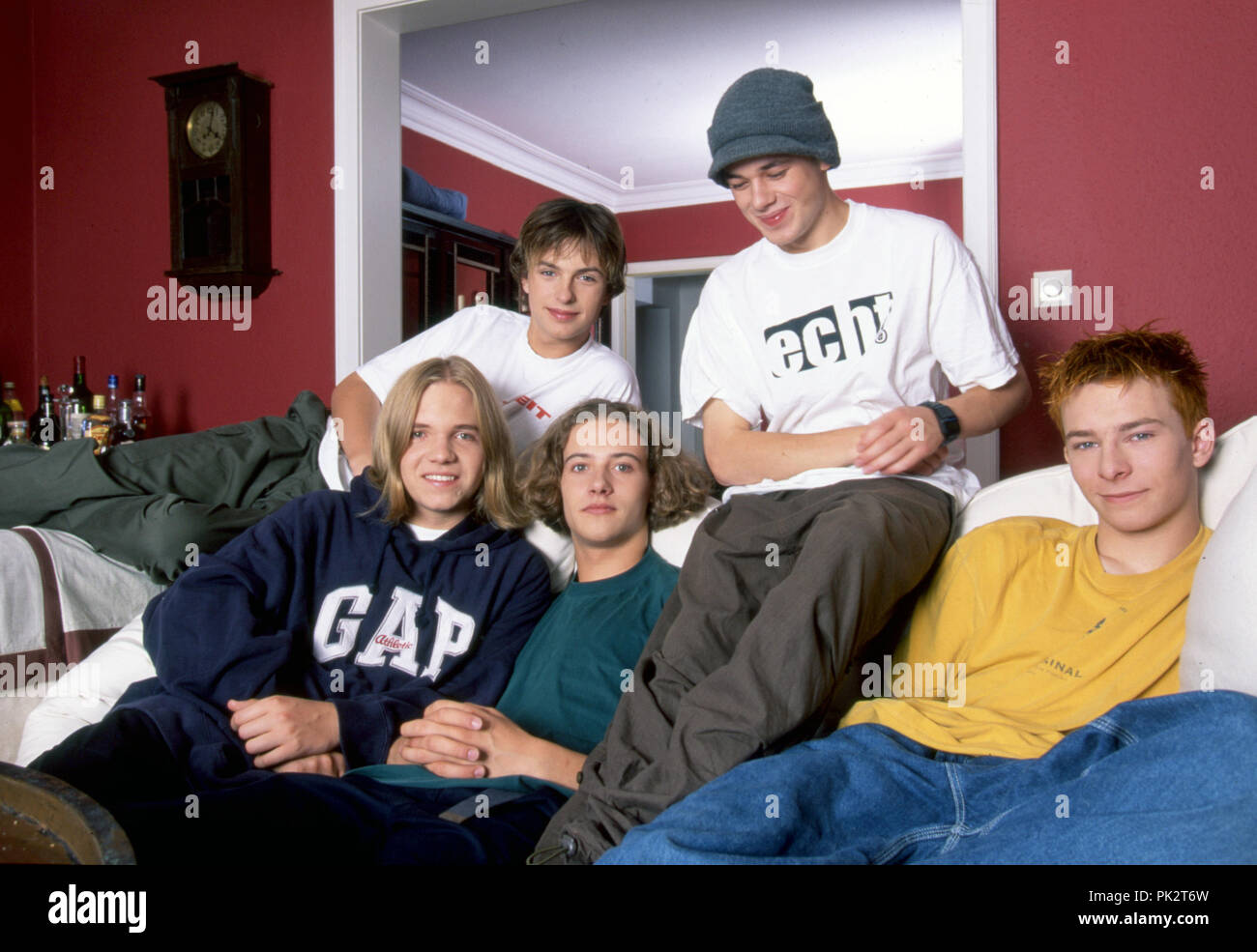 German pop band ECHT 1999 in Hamburg | usage worldwide Stock Photo - Alamy