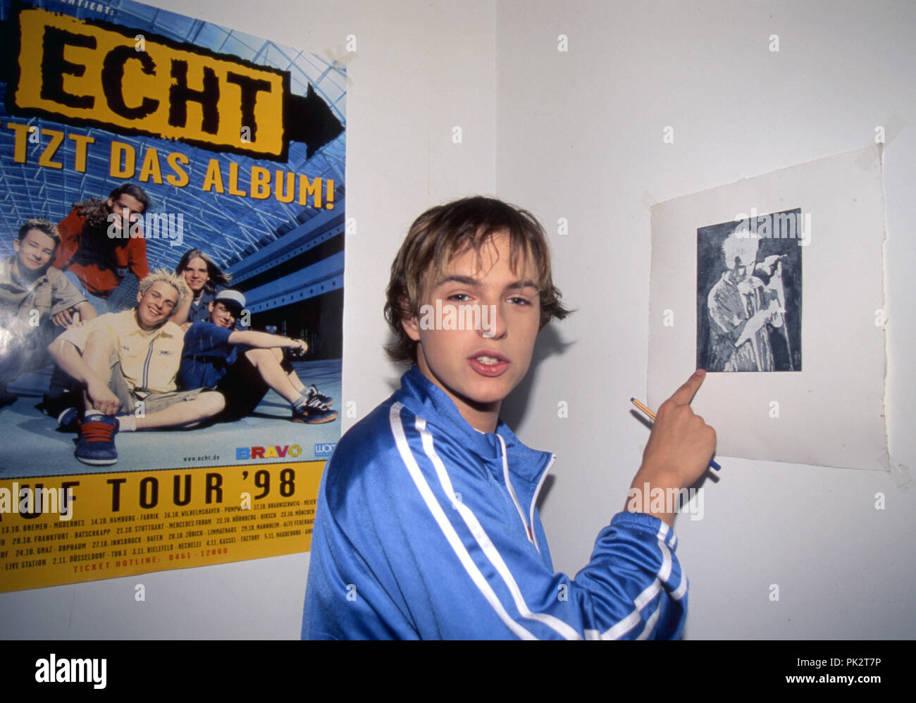 German pop band ECHT 1999 in Hamburg | usage worldwide Stock Photo - Alamy