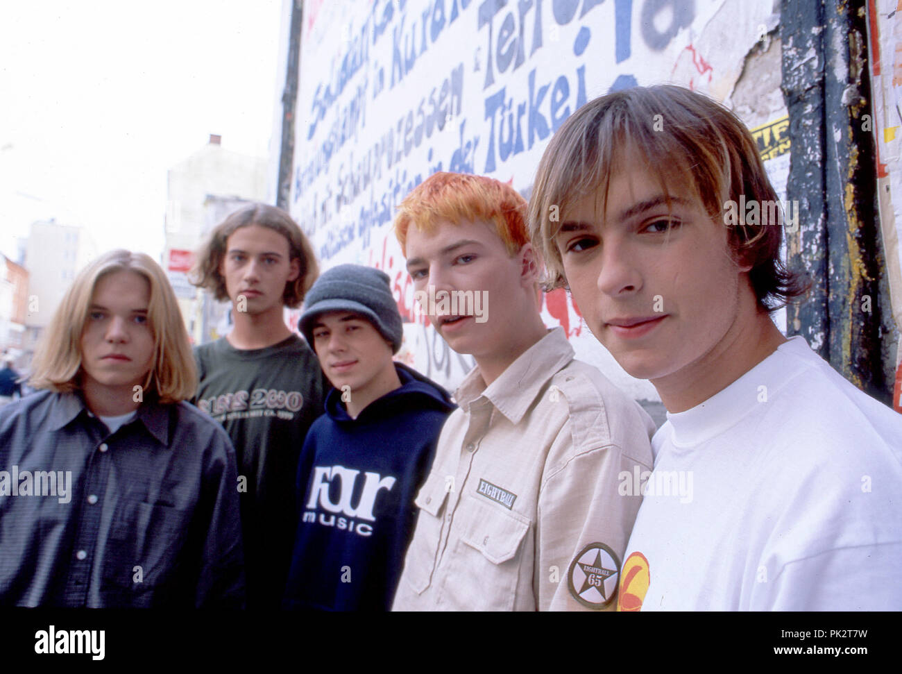 German pop band ECHT 1999 in Hamburg | usage worldwide Stock Photo - Alamy