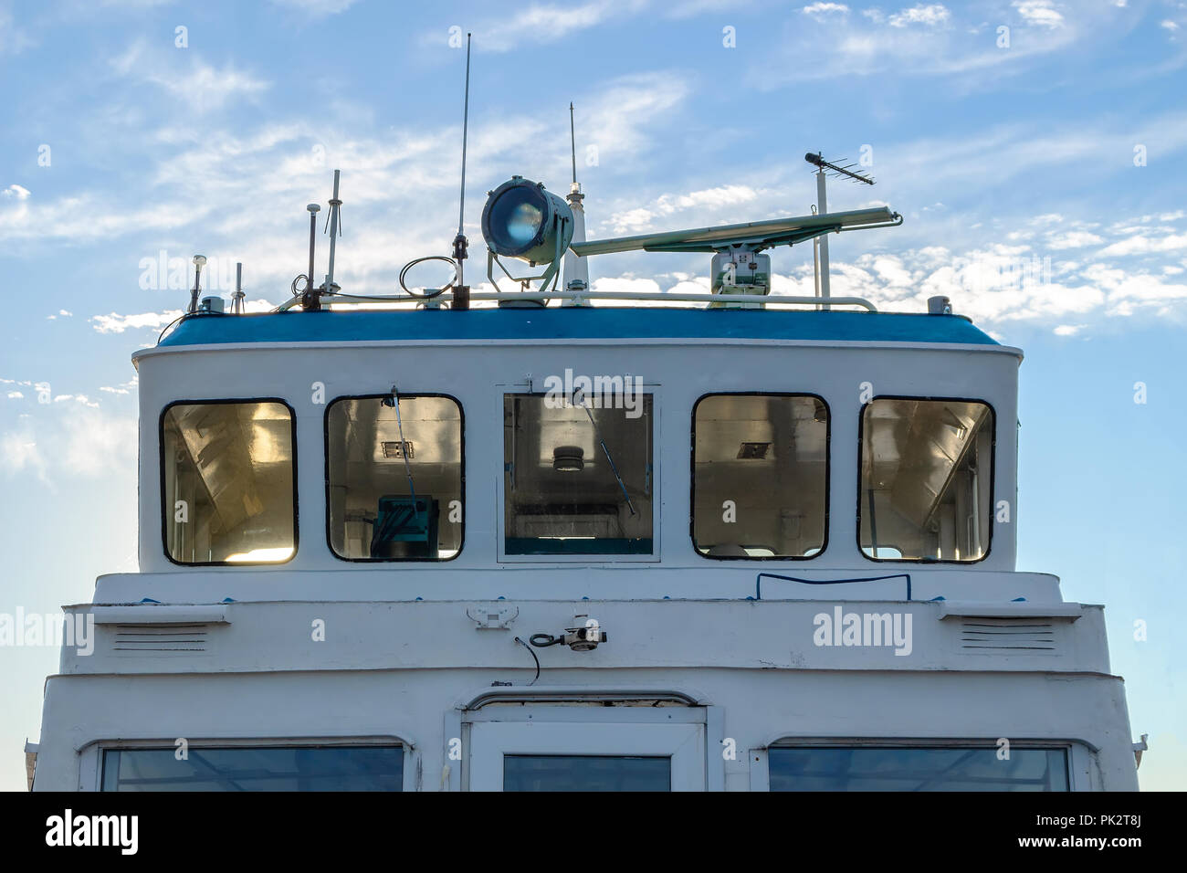 Commander cabin on the ship Stock Photo - Alamy