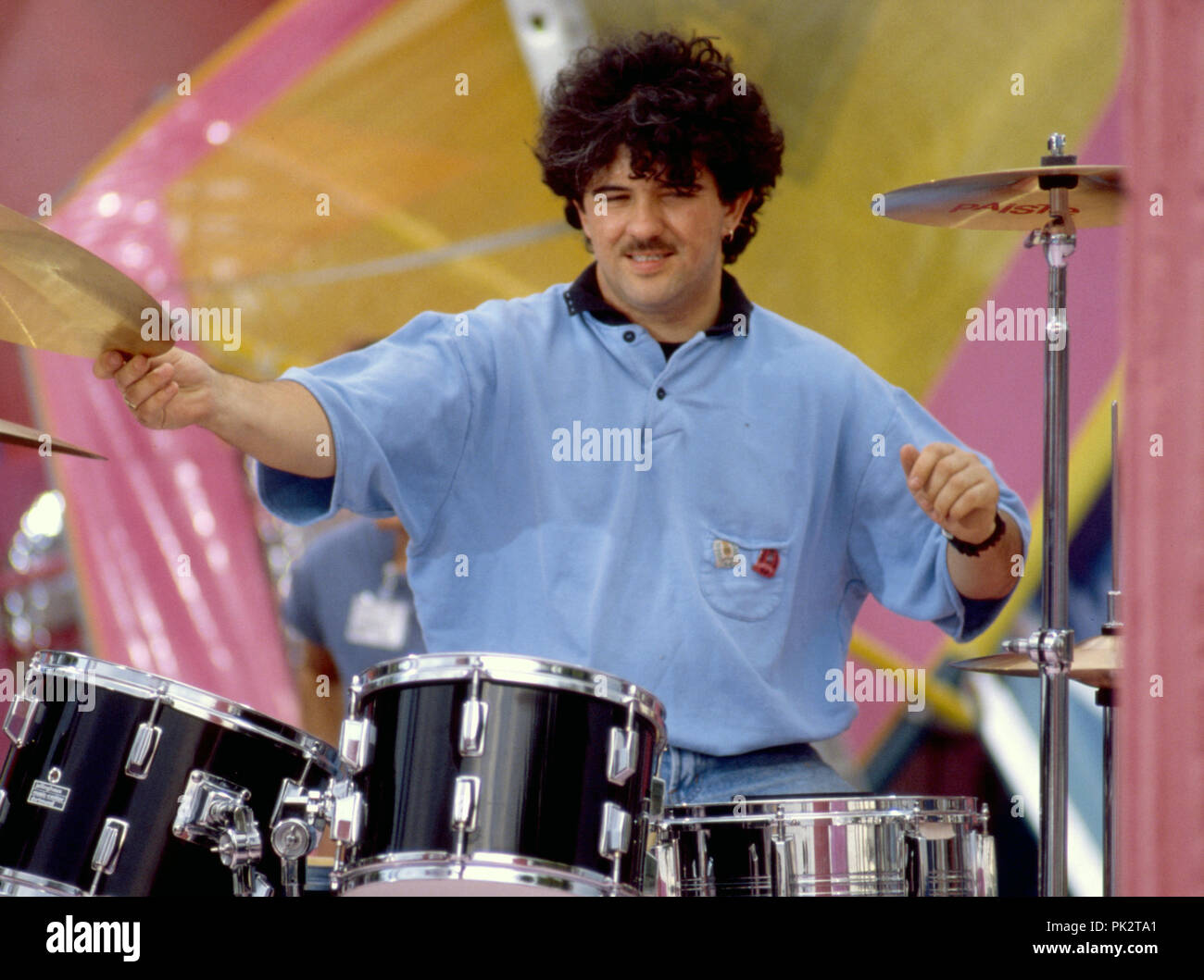 Peter Gill - Frankie Goes to Hollywood - on 20 August 1986 in Bochum ...