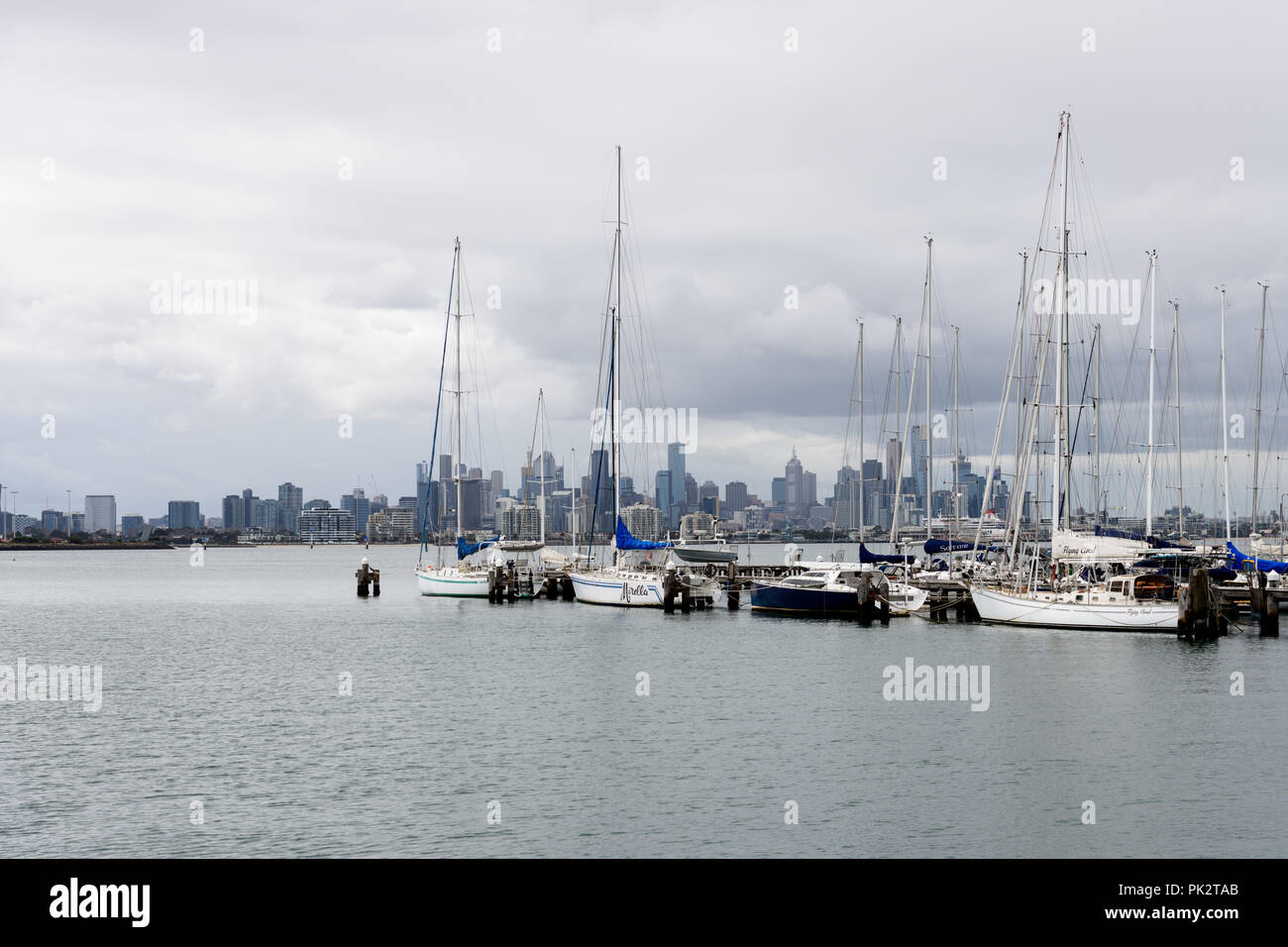 Melbourne, First day of Spring. Four Seasons in one day Stock Photo - Alamy