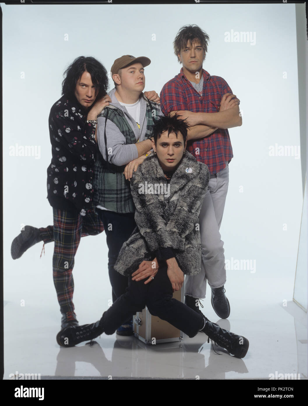 The Bates (mit Sänger Markus „Zimbl“ Zimmer) on 08.03.1995 in München ...