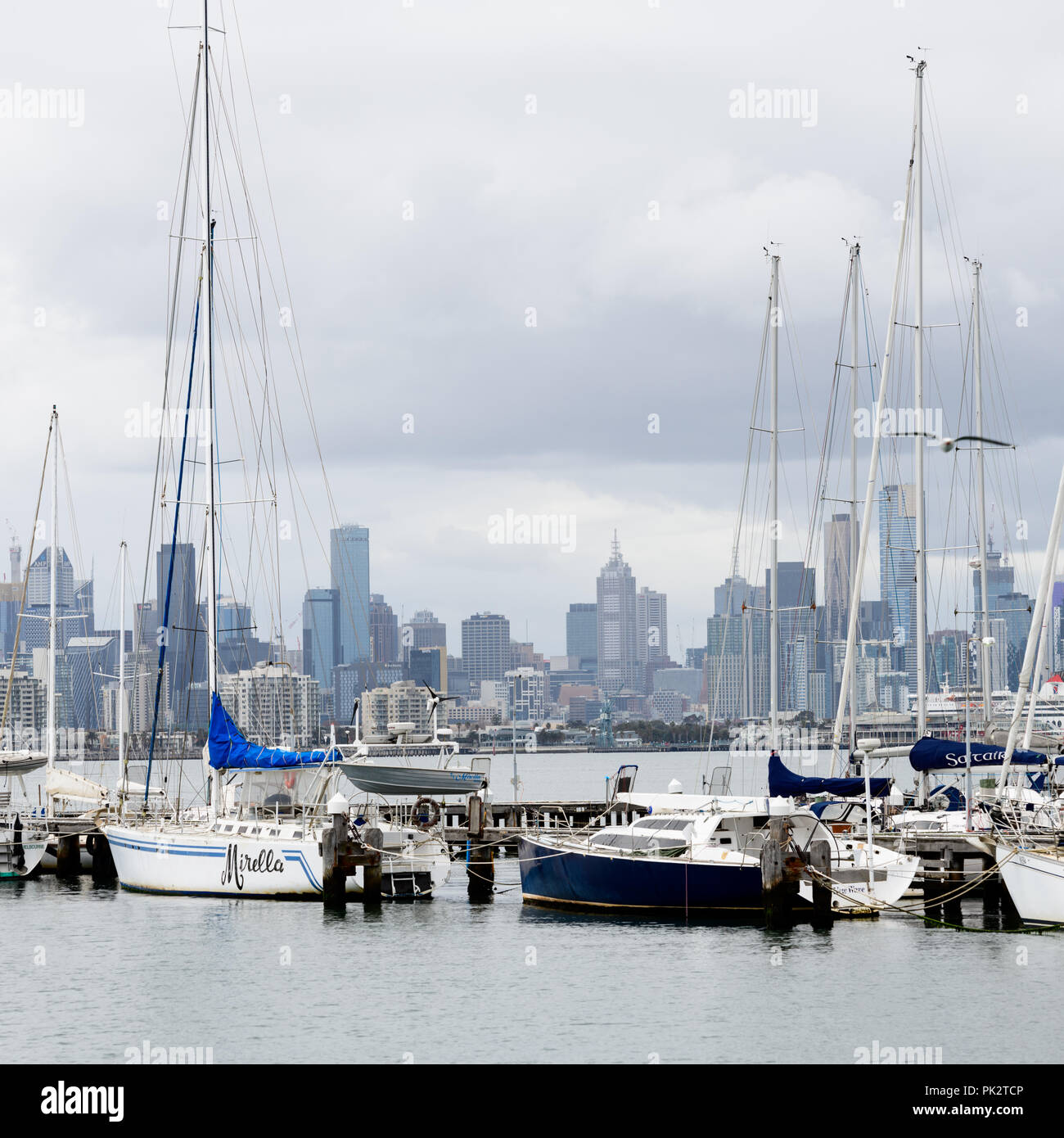 Melbourne, First day of Spring. Four Seasons in one day Stock Photo - Alamy